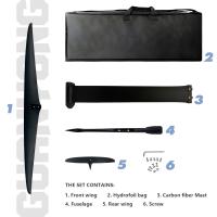 China High Mod Carbon Efoil Board Hydrofoil Wing Waterplay Surfing 1500mm 1700mm for sale