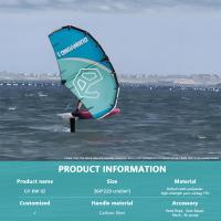 China 6m2 Wing Foil Sail Carbon Fiber Handle 5.4kg 6psi Windsurfing Wingfoil for Riders for sale