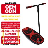 China Detachable Carbon Fiber Stand Up Paddle Foil Surfboard 95cm with Handlebar for sale