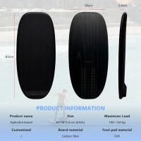 China Lightweight 83cm Carbon Fiber Hydrofoil Surfboard 1.8kg for Wingfoil Kite Surfing Unisex for sale
