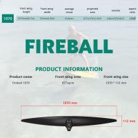 China Axis Fireball 1070 Ultra Carbon Front Wingfoil Wing 877sqcm 1.2kg High Modulus for sale