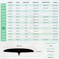 China Carbon Hydrofoil Rear Wing 362mm Wingspan for Surfing Kite Wing Waterplay for sale