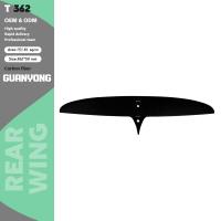 China Carbon Hydrofoil Rear Wing 362mm Wingspan for Surfing Kite Wing Waterplay for sale