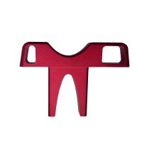 China Aluminum Foil Mast 82cm 19mm Red Base Adapter for Surf Hydrofoil High Performance for sale
