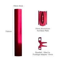 China 75cm 19mm Aluminum Hydrofoil Surfing Mast for Axis Compatible Foils for sale