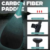 China Gloss Finish Carbon SUP Paddle 475x210mm Premium Stand Up Paddle Board Accessory for sale