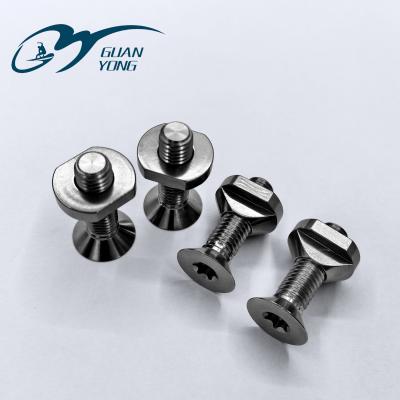 China Light Weight Titanium Screw High Strength For Foil Hydrofoil Tapping Screws for sale