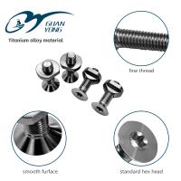 China Light Weight Titanium Screw High Strength For Foil Hydrofoil Tapping Screws for sale