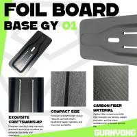 China Universal Foil Mount Hydrofoil Board Plate Carbon Fiber Surfboard Base Accessory for sale