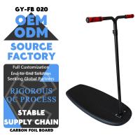 China Portable Full Carbon Fiber Surfboard 96cm Red SUP Board Unisex Hydrofoil Systems for sale