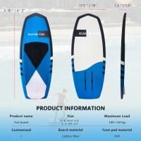 China Carbon Fiber Foil Board SUP Surfboard 4ft2 3ft8 Hydrofoil Pumping Board for sale