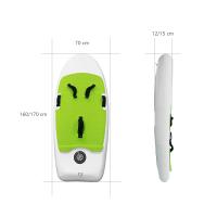 China PVC EVA Inflatable Hydrofoil Surfboard 110L 140L Carbon Fiber Wings for sale