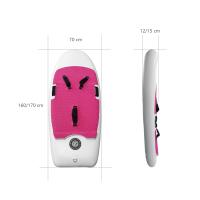China Customizable PVC Inflatable Surfboard 110L 140L Carbon Fiber Rigid Paddle Board for Kit Foil for sale