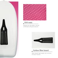 China Customizable PVC Inflatable Surfboard 110L 140L Carbon Fiber Rigid Paddle Board for Kit Foil for sale