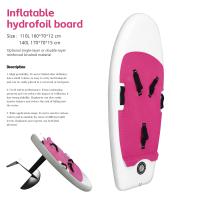 China Customizable PVC Inflatable Surfboard 110L 140L Carbon Fiber Rigid Paddle Board for Kit Foil for sale
