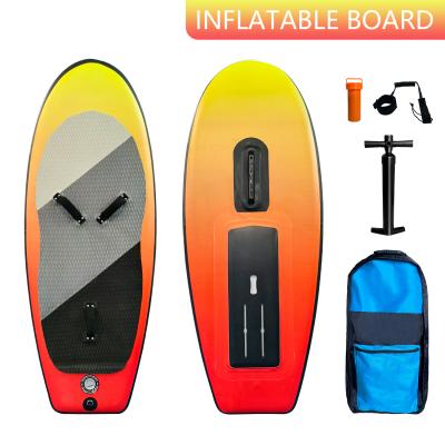 China Inflatable Foil SUP Board 110L 140L PVC EVA Carbon Fiber Paddle Board for Water Sports for sale