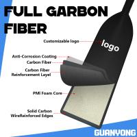 China Custom Carbon Fiber Dragon Boat Paddle 120cm 125cm Eco Friendly Oar for Lakes Rivers Racing for sale
