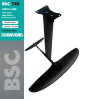 China BSC 740 Aluminum Carbon Mast Hydrofoil Surfboard Wing Foil 740mm for Pumping Waves Water Sport for sale