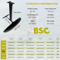 China BSC 890 Carbon Hydrofoil Front Wing 890mm Length 170mm Width for Kitesurfing Wing Foiling for sale