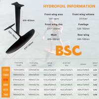 China BSC970 Carbon Hydrofoil Front Wing 970mm 190mm for Wingfoil Surfing for sale