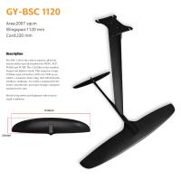 China Carbon Fiber Hydrofoil Wing BSC 1120 2007sqcm for Surfing SUP Pump for sale