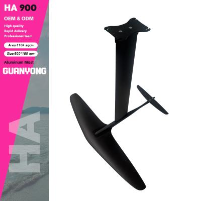 China HA 900mm Carbon Hydrofoil Front Wing 1277cm² Area for Small Waves SUP Pumping Surf Foil for sale