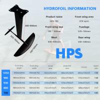 China GY-AXIS HPS700 Carbon Kite Foil Wing 870SQCM High Aspect Wave Surfing Hydrofoil for Water Sports for sale