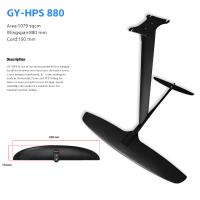 China HPS 880 Aluminum Carbon Hydrofoil Wing 880mm Wingspan 7.17 Aspect Ratio for Surfing Pumping for sale