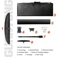China HPS 930 Carbon Wingfoil 930mm Wingspan Aluminum-Carbon Hybrid Hydrofoil for Surfing Kiteboarding for sale