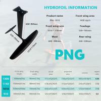China High Aspect Carbon Hydrofoil Wing 1430sqcm for Light Wind Surf and Wingfoil for sale