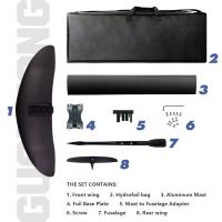 China GUANYONG ONS 920 Aluminum Carbon Hydrofoil Set 92cm Span 1852cm² Area Universal Blade for sale