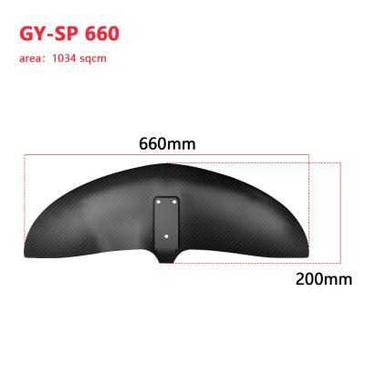 China 1034sqcm Carbon Fiber Front Wing Foil for Windfoil Surfboard SP 660 7kg for sale