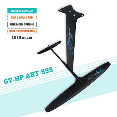 China Carbon Fiber Hydrofoil Surfboard Mast 1010sqcm Wing Assembly for Ocean Surfing for sale