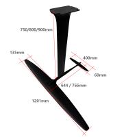 China Carbon Aluminum Hydrofoil Wing 1291 sq cm for Wingfoil Surfing Kite Pumping for sale