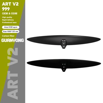 China 1038sqcm Carbon Fiber Hydrofoil Front Wing 1000mm Length Kitesurfing Foil Board Wing for sale