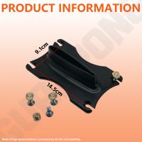 China Aluminum Hydrofoil Mast Base 14.5cm x 9.1cm for Surfing Foil Paddle Board Pumping for sale