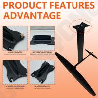 China Aluminum Hydrofoil Mast Base 14.5cm x 9.1cm for Surfing Foil Paddle Board Pumping for sale