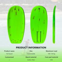China Carbon Fiber Foil Surfboard EPS PVC Wingfoil Pump 170cm Custom Size EVA for sale