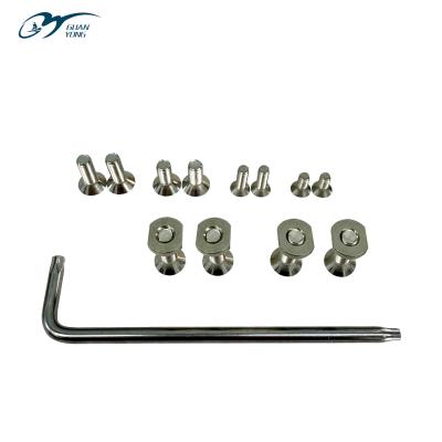 China 316 Stainless Steel Hydrofoil Screws M8 M6 for Wing Foil Surfing Front Wing Accessory for sale