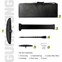 China BSC 740 Carbon Fiber Foil Wing Smooth Glide Hydrofoil Surf Pump Wing High Efficiency for sale