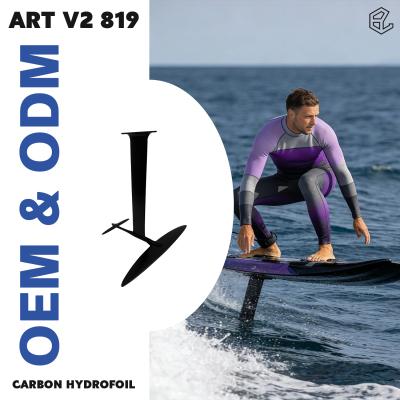 China Tow Hydrofoil Wing ART V2 819 Carbon Foil 120cm Mast for Offshore Swell Riding Fast Glide Responsive Control for sale
