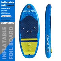 China 110L 140L Inflatable Hydrofoil Board with Carbon Fiber Base Plate for Wing Foil Kitesurfing for sale