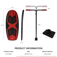 China 96cm Carbon Fiber Water Scooter Surfboard with Handle Hydrofoil Foilscoot Portable Surfing Board for sale