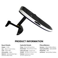 China 58AH Electric Hydrofoil Surfboard Efoil Carbon Fiber 45kmh 2h Battery Water Sport for sale
