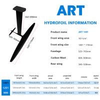 China 2026 AXIS ART PRO 1401 Axis Gear Foil Carbon Hydrofoil Wing for Dock-starters Beginner for sale