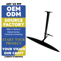 China Ultra High Modulus Carbon Hydrofoil Set 1038 cm² Front Wing Multi-Discipline Foiling for sale