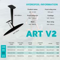 China ART V2 939 Ultra High Modulus Carbon Hydrofoil Set 1200cm² for Downwind and Multi-Discipline Foiling for sale