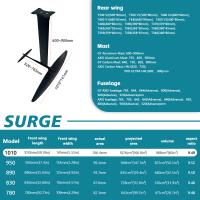 China AXIS Surge 1010 UHM Carbon Hydrofoil Wing 1010mm for Wing Foil Kite Surf Pump Foil for sale