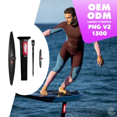 China PNG V2 1300 High-Lift Hydrofoil Front Wing for Light-Wind Wing Foiling with 1632 sqcm Area for sale