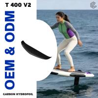 China T400v2 Universal Rear Wing Back Carbon Accessories Surfboard Kite Wave Dock Start Pupming Play Surfing for Foil Hydrofoil for sale